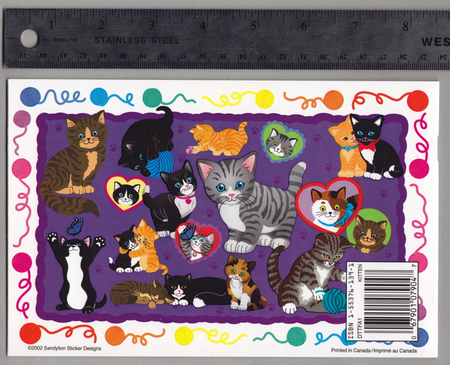 Sandylion Sticker Book Album KITTENS