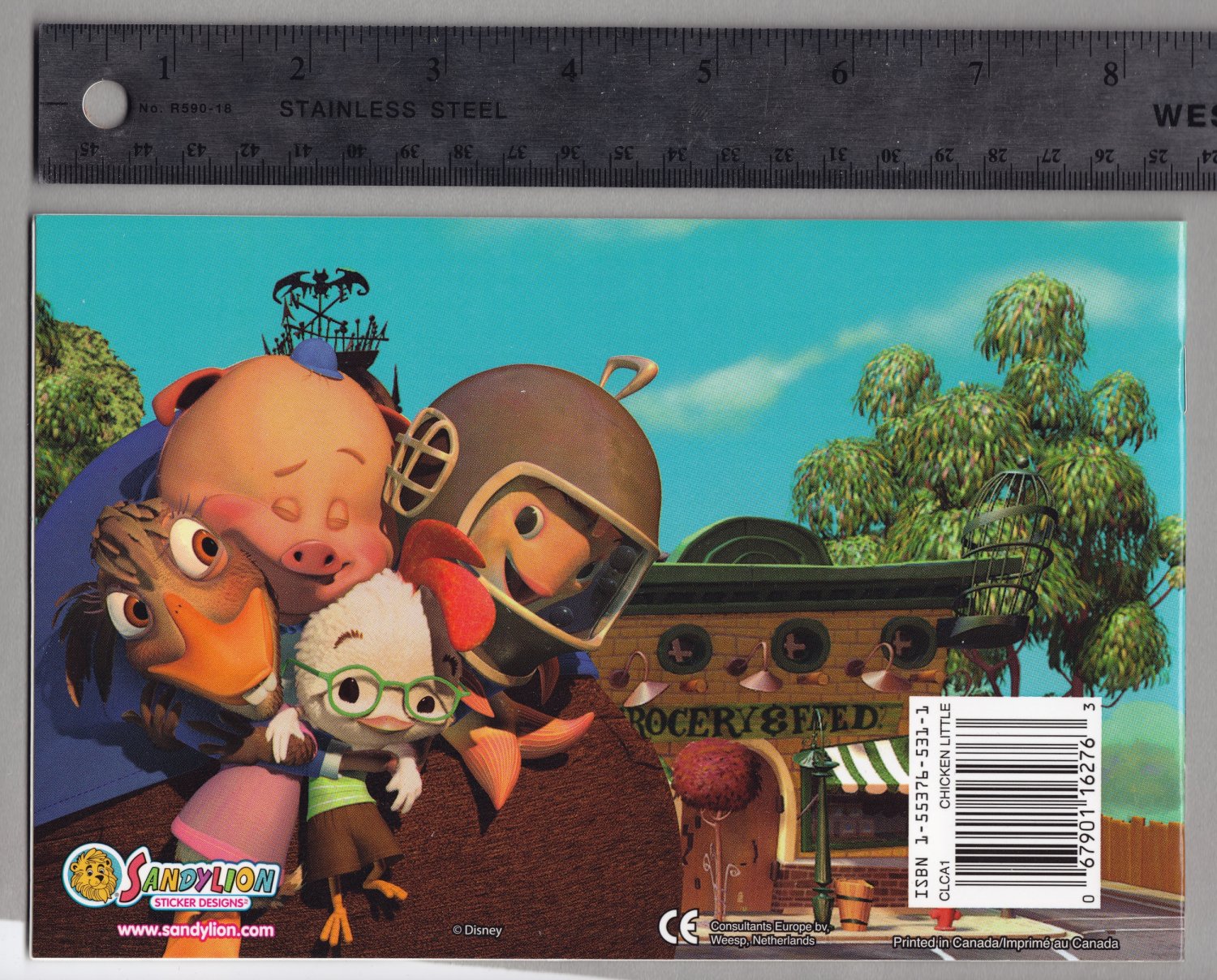 Sandylion Sticker Book Album CHICKEN LITTLE