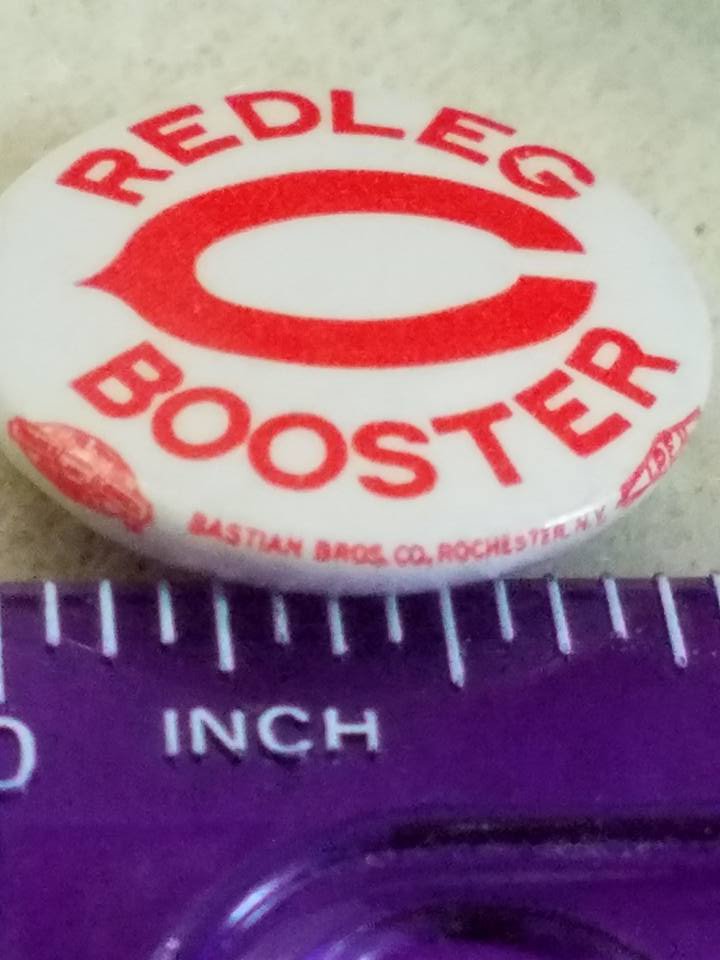 Cincinnati Reds Redleg Booster Pinback 1946 pin #3