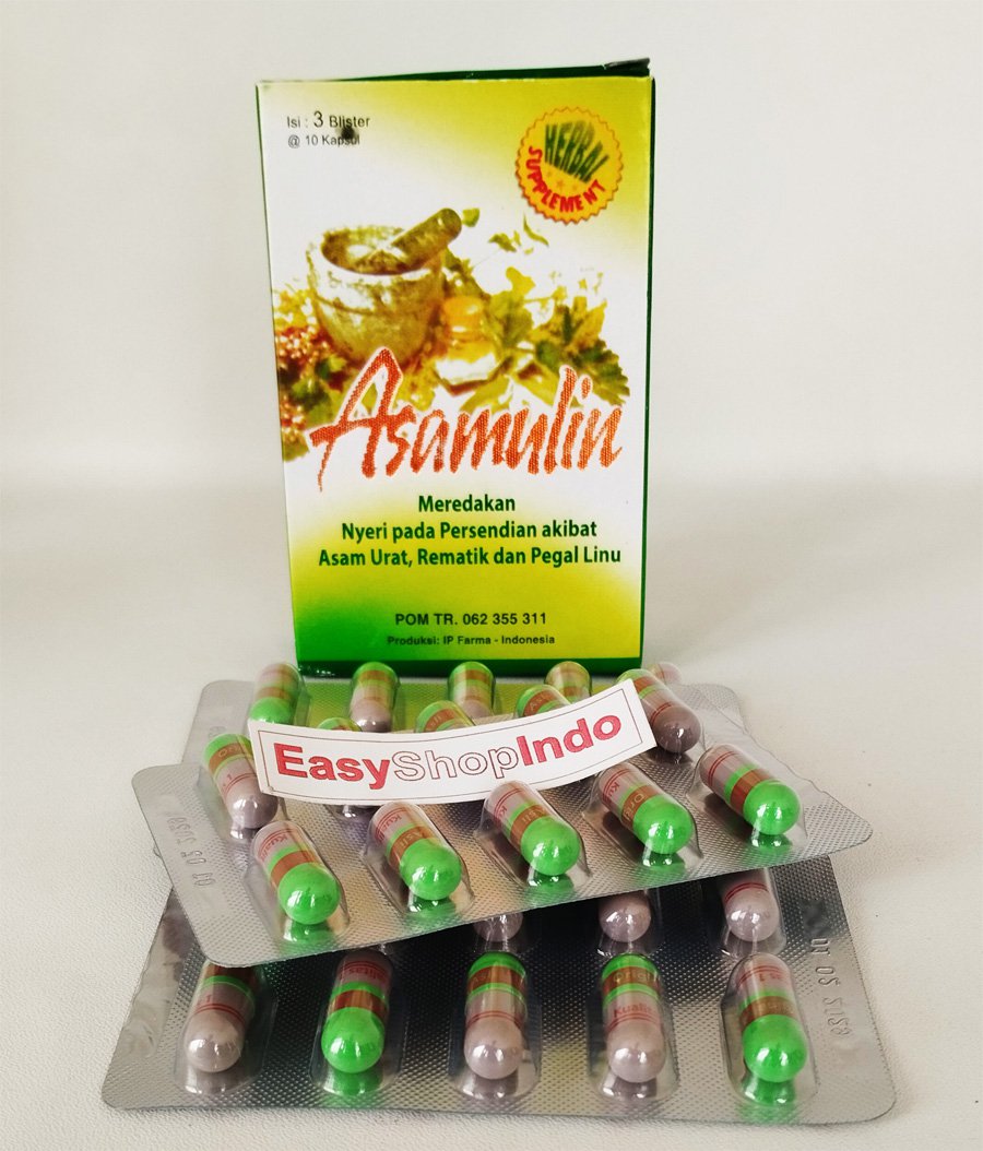 5 BOXES ORIGINAL 100% ASAMULIN FOR Capsules Original Arthritis ...