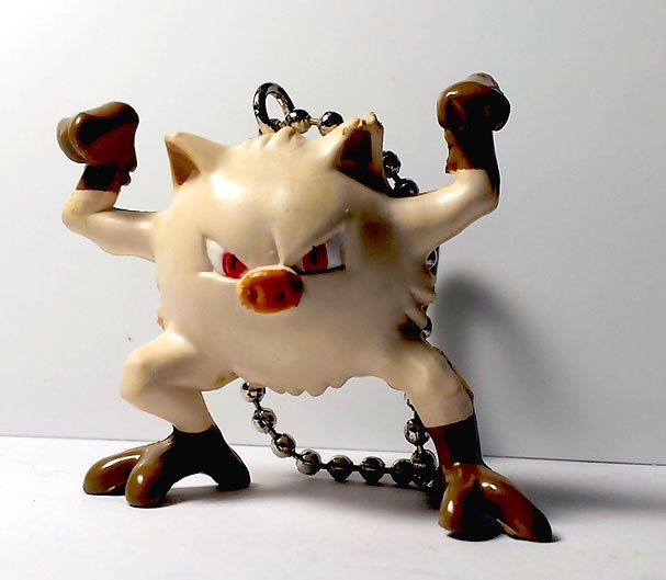 Mankey Pokemon Keychain figure