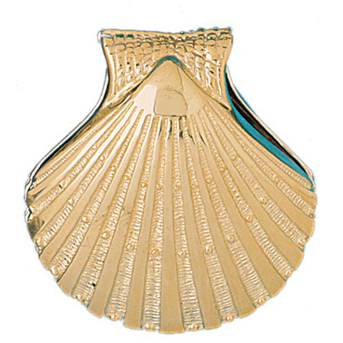 14K GOLD NAUTICAL SLIDE - SHELL #173