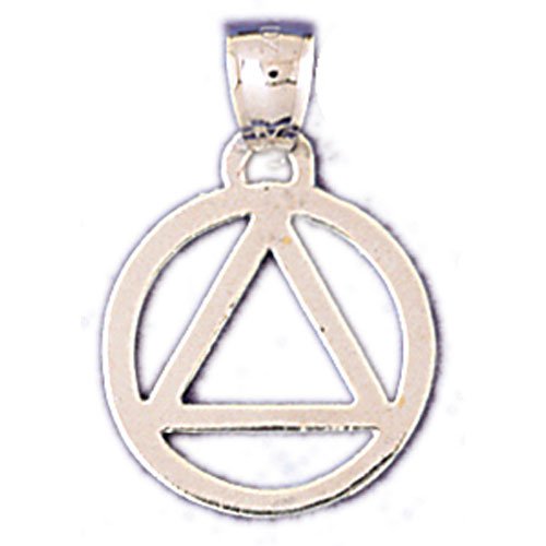 14K WHITE GOLD SYMBOL CHARM #11189