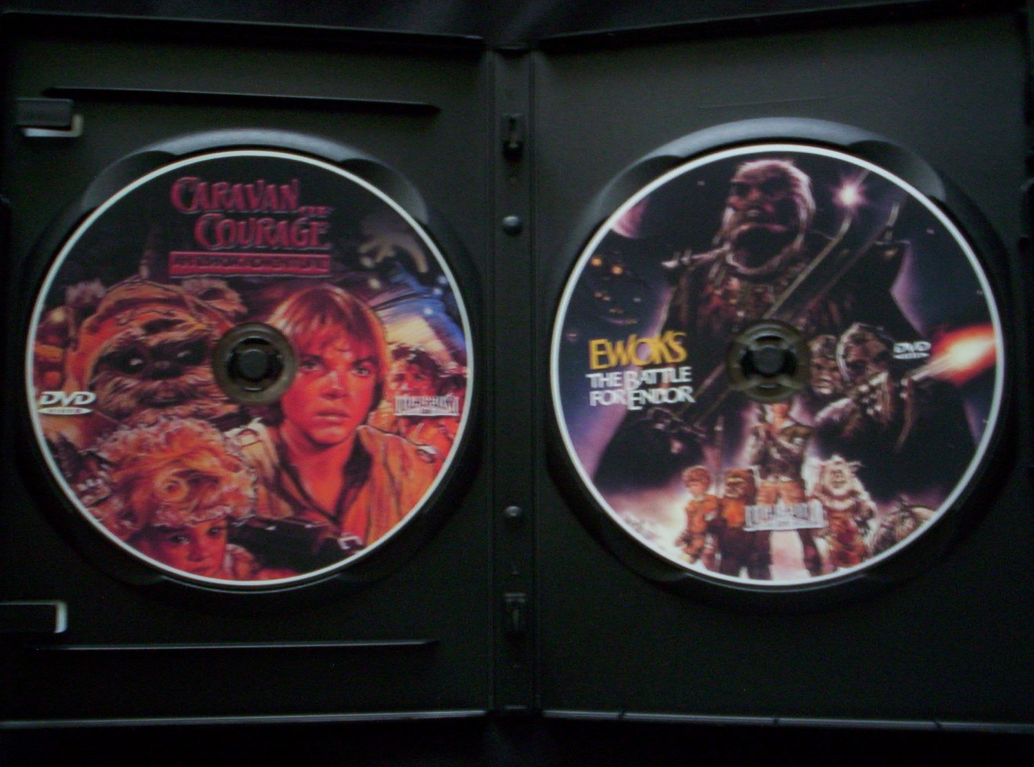Star Wars Ewok Adventures DVD Caravan Of Courage/ The Battle For Endor