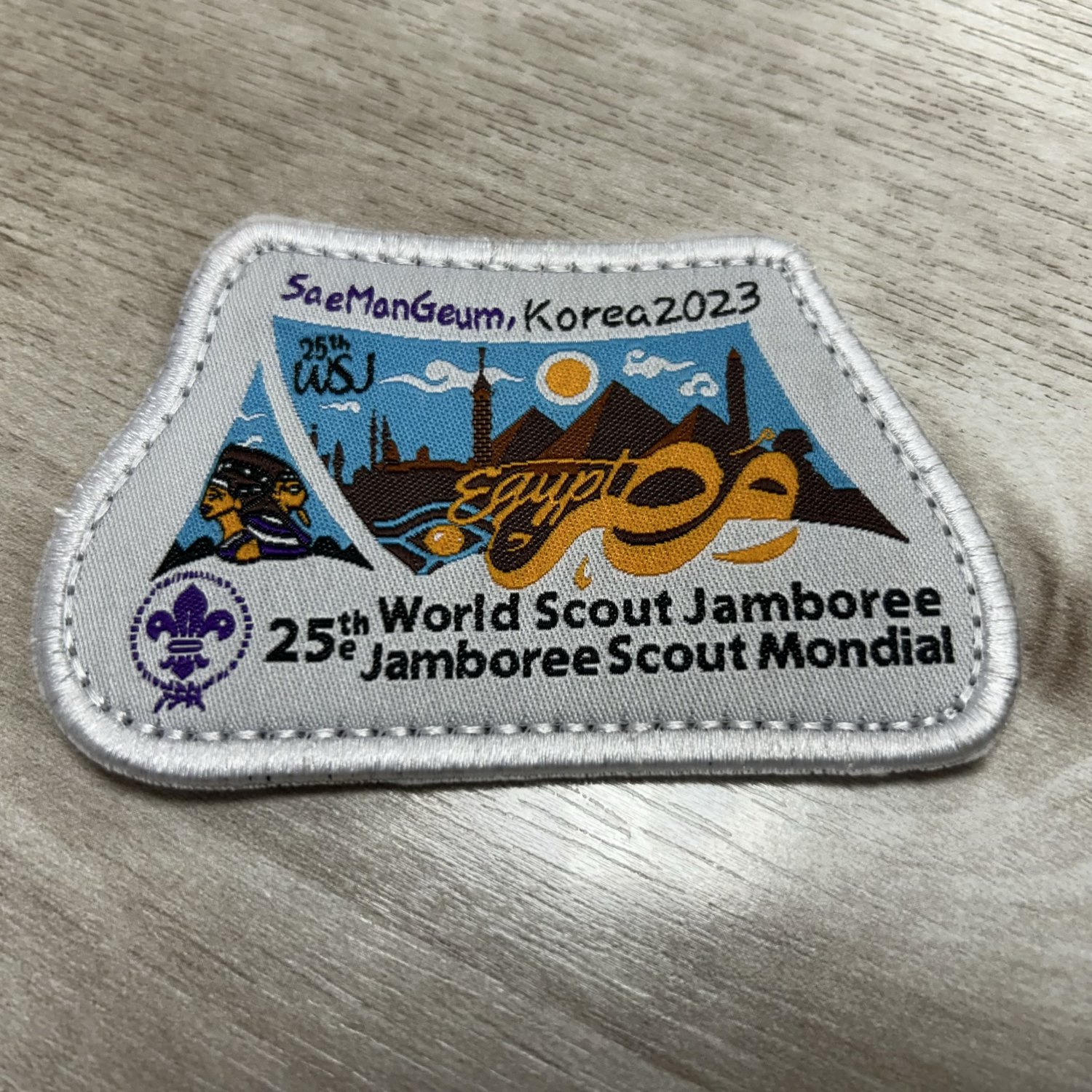 Egyptian Contingent Official Badge of the 25th World Scout Jamboree - Korea 2023