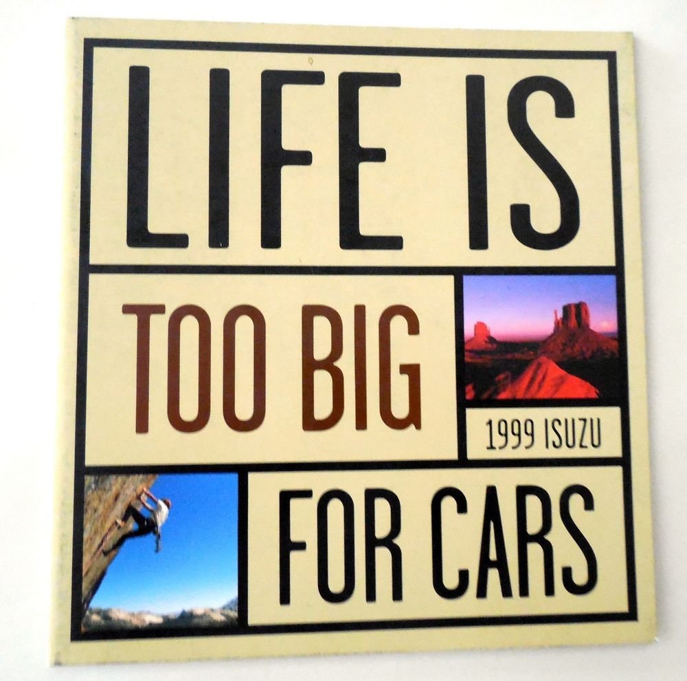 DEALER SHOWROOM BROCHURE 1999 SUBARU TROOPER RODEO AMIGO