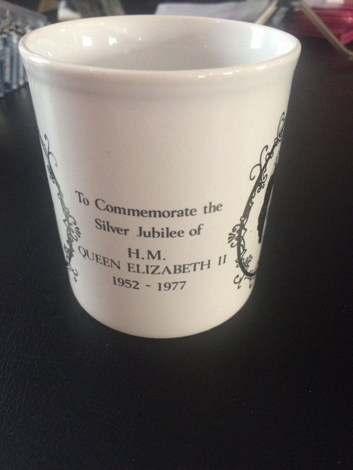 Queen Elizabeth Silver Jubilee 1952 1977 royalty Royal Coffee Cup ...