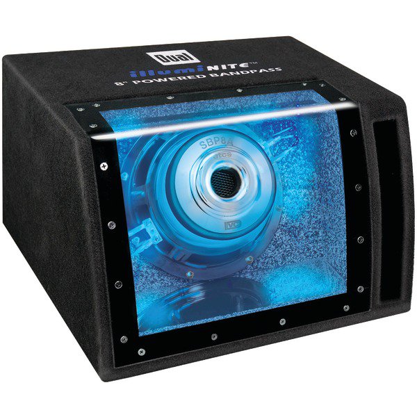 DUAL SBP8A 8"" Amplified Bandpass Box