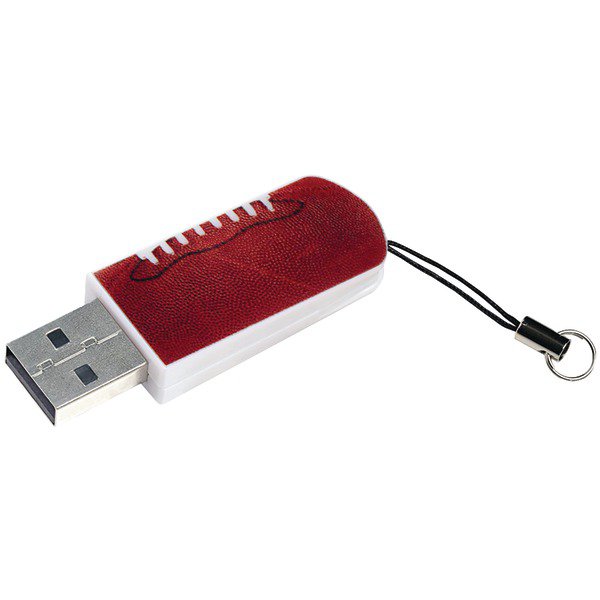 VERBATIM 98506 8GB Mini USB Flash Drive, Sports Edition (Football)