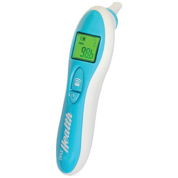 PYLE PHTM10BTBL Bluetooth(R) IR Ear Thermometer (Blue)