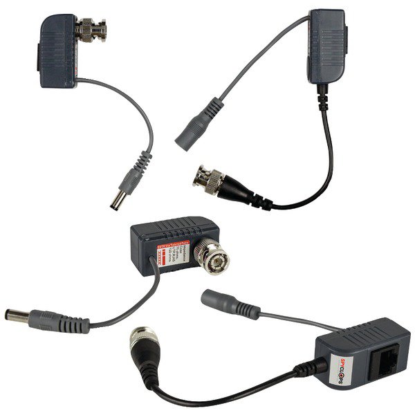 SPYCLOPS SPY-CAT5BNC12V CAT-5/6 Balun to BNC Extender