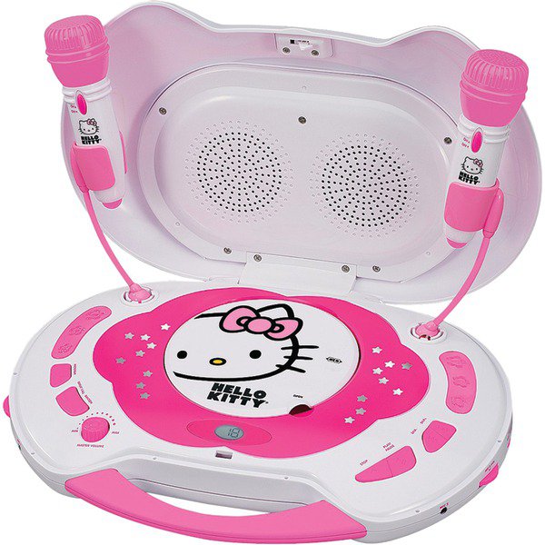 HELLO KITTY KT2003CA Karaoke System with CD Player