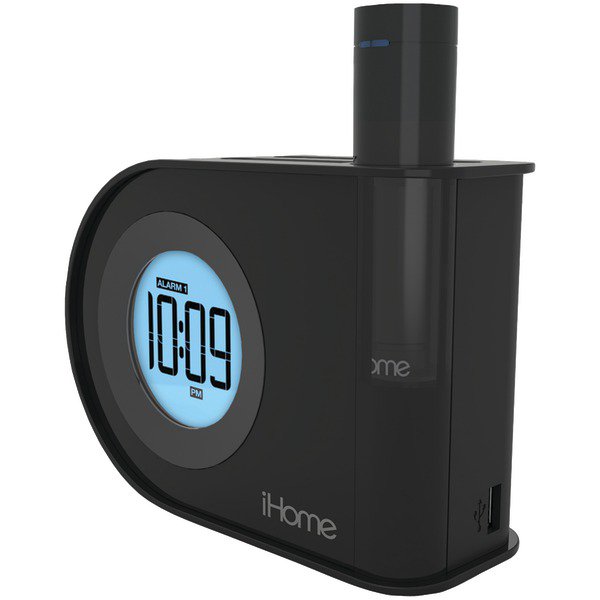 IHM IH402B Dual-Charging Dual Alarm Clock with USB & Removable Power