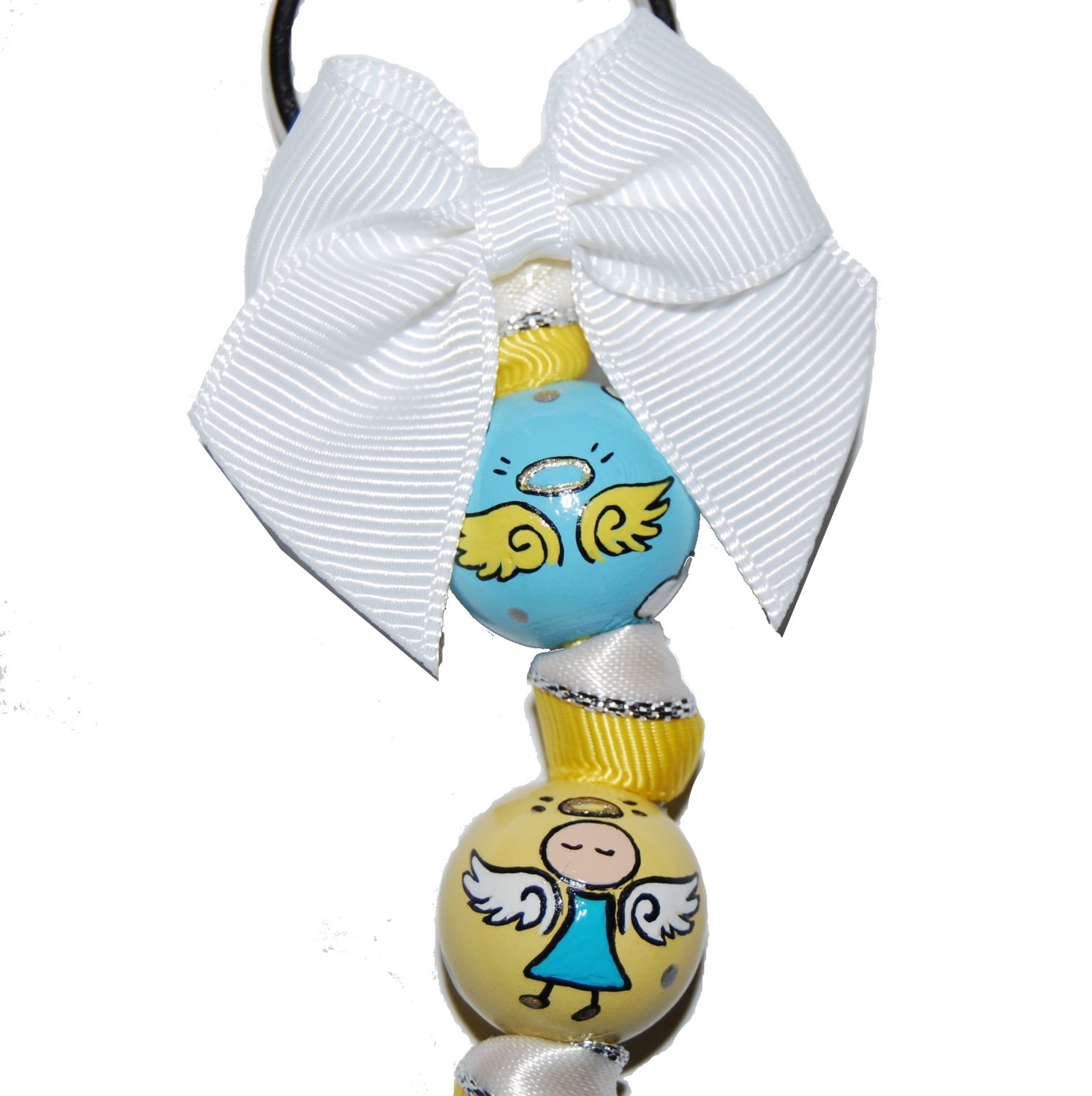 Guardian Angel Inspiration Hand-painted Keychain