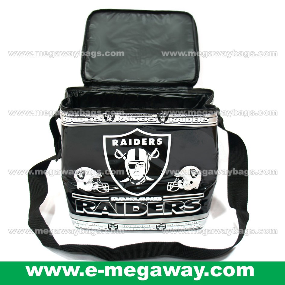 Oakland Raiders Fans Bag Lunch Cans Food Sandwiches Cooler Thermos Gift ...