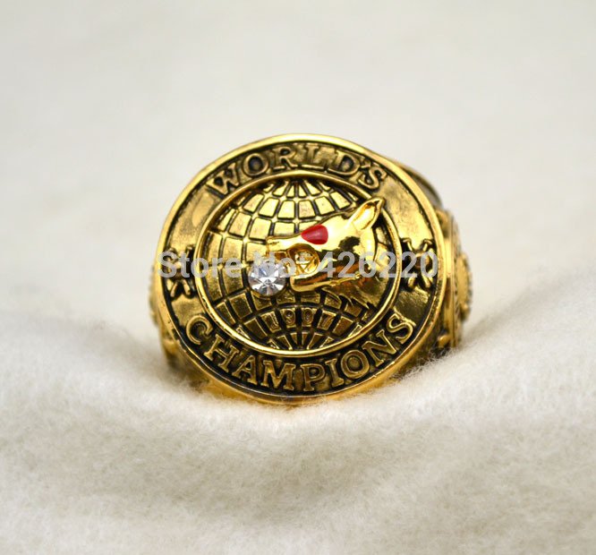 Men ring Replica 18k gold MLB 1907 Chicago CUBS Baseball World Series ...