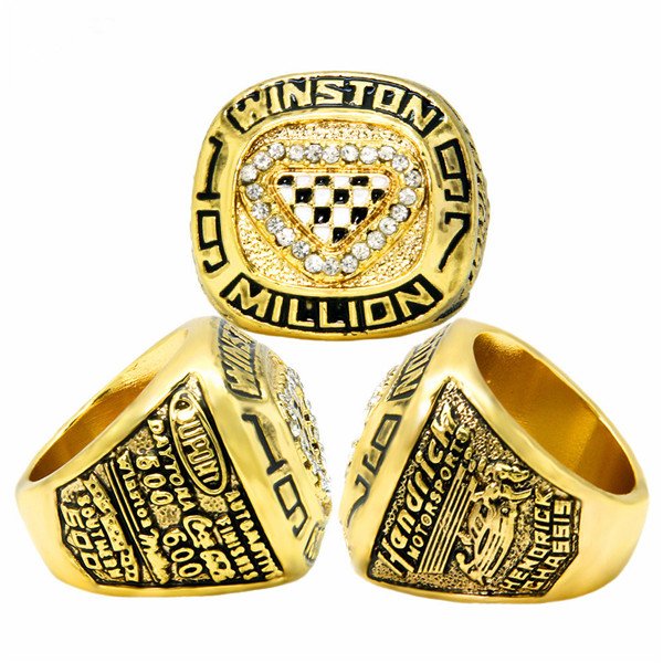 1993 NASCAR "Daytona 500" Winners Championship Gold Plated Ring ...