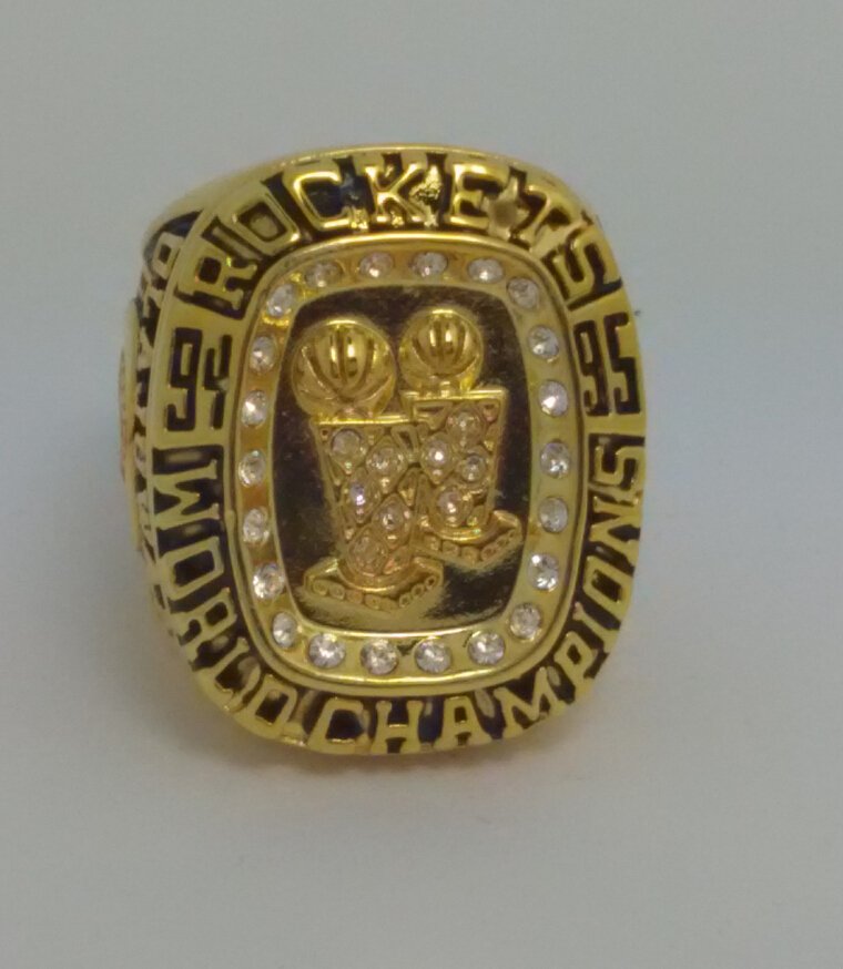 1995 Houston Rockets Basketball Championship ring replica size 10 US-in ...