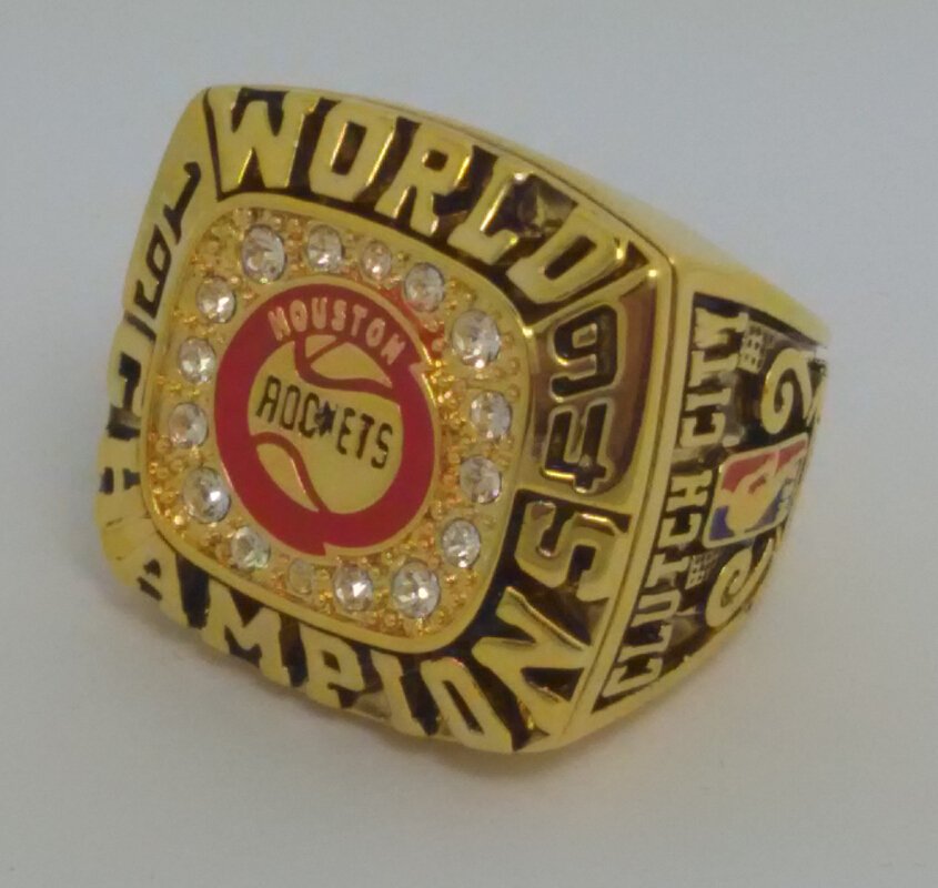 1994 Houston Rockets Basketball Championship ring replica size 10 US-in ...
