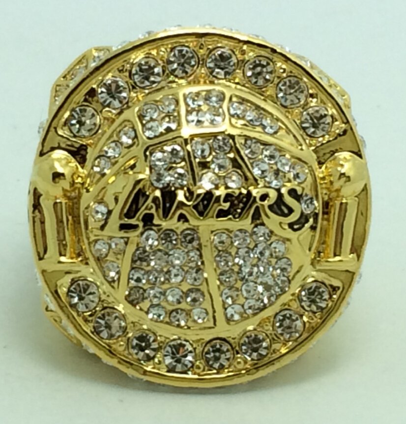 2010 Los Angeles Lakers Basketball Championship ring replica size 10 US ...
