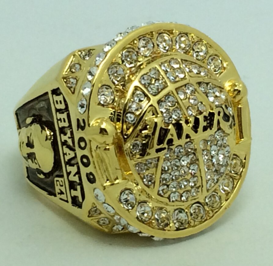 2010 Los Angeles Lakers Basketball Championship ring replica size 10 US ...