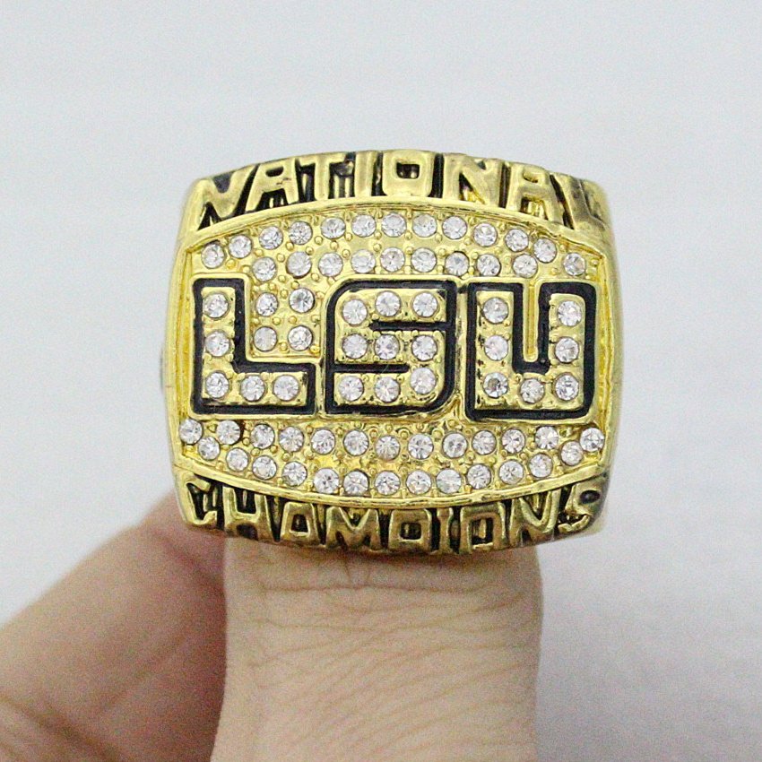 2003 LSU Tigers Men's Football NCAA National Championship Ring, Custom ...