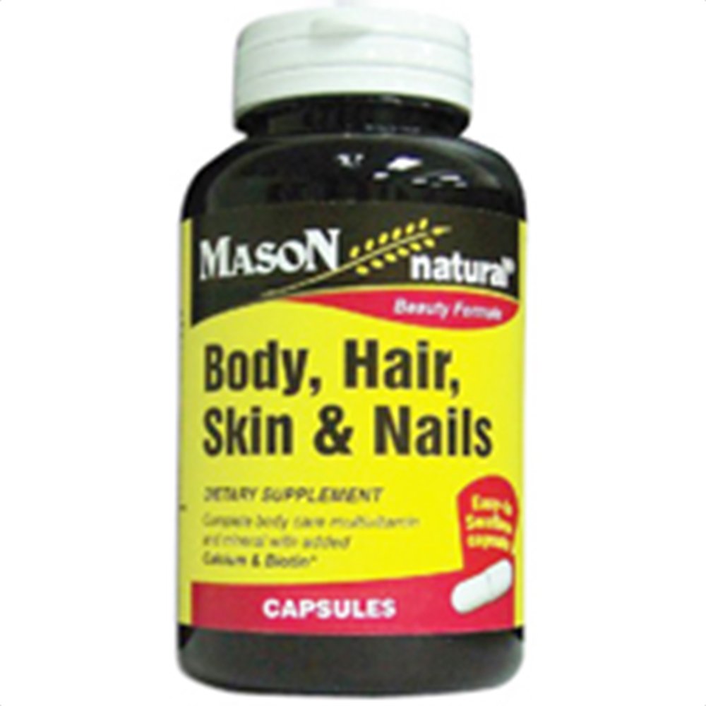 Mason Natural Body, Hair, Skin And Nails Beauty Formula Capsules - 60 Ea