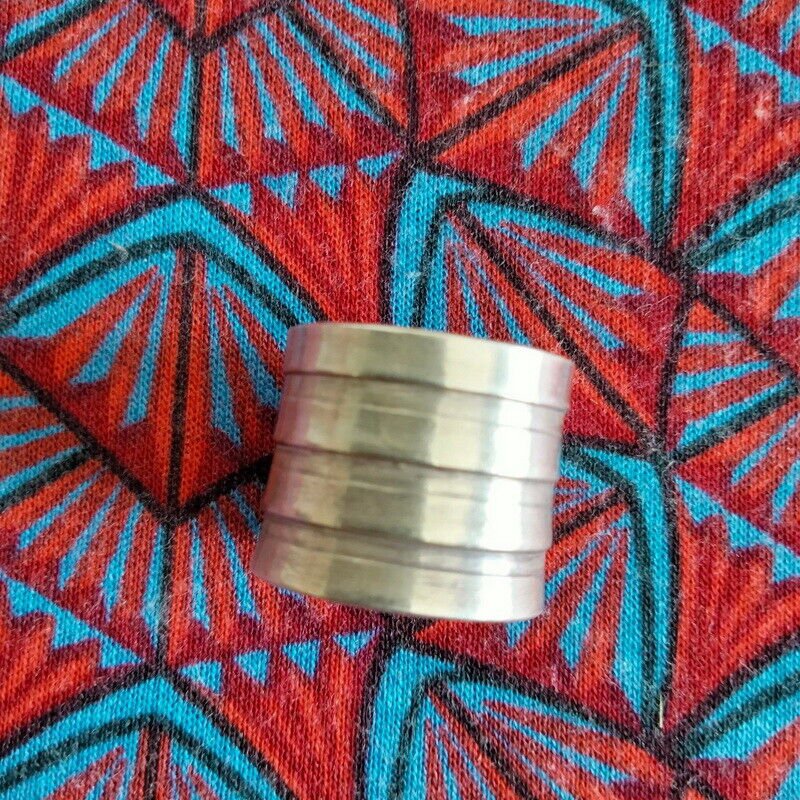 Fine Silver Rings 925 Argento Anello Vintage Jewelry Craft Artisan R641008