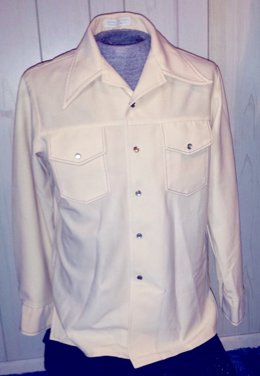 Vintage 70s Rockabilly Western Bluegrass Men's Spiffy Pearl Snap ...