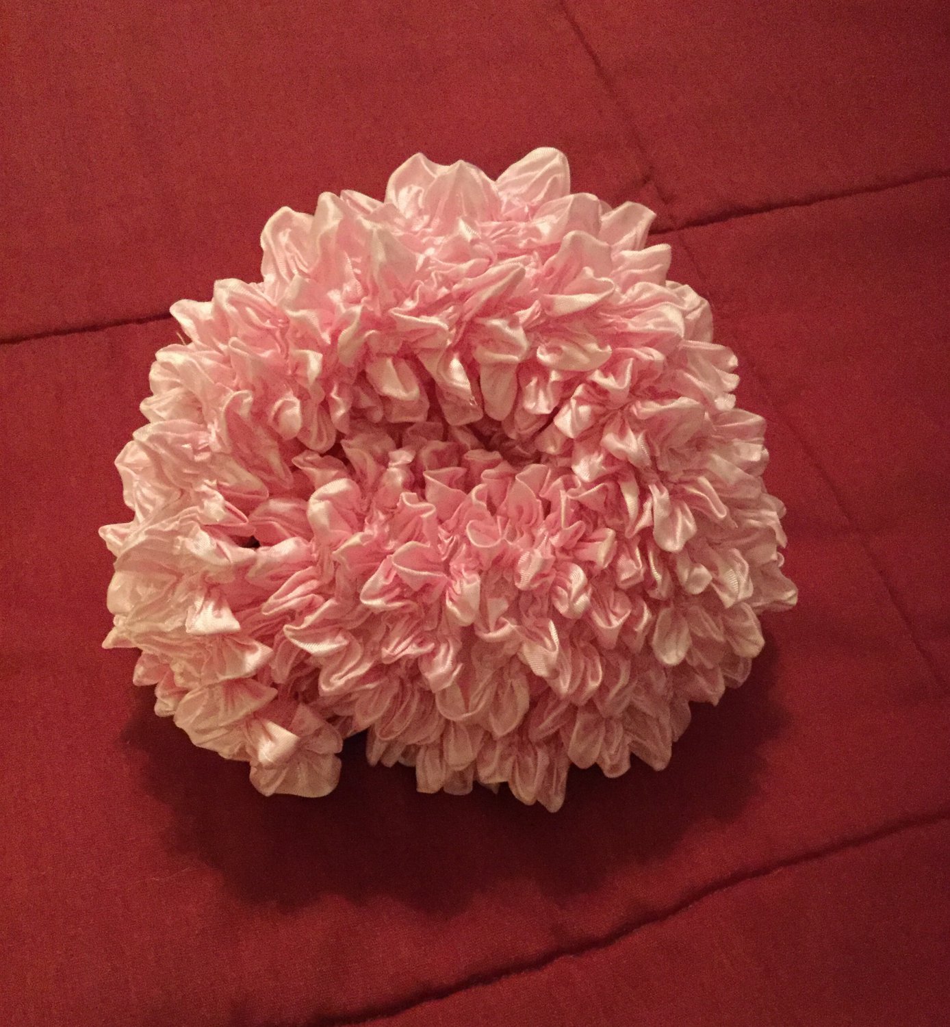 Vintage PINK Popcorn Bubble Crinkle Super Stretchy Magic Shirt One Size ...