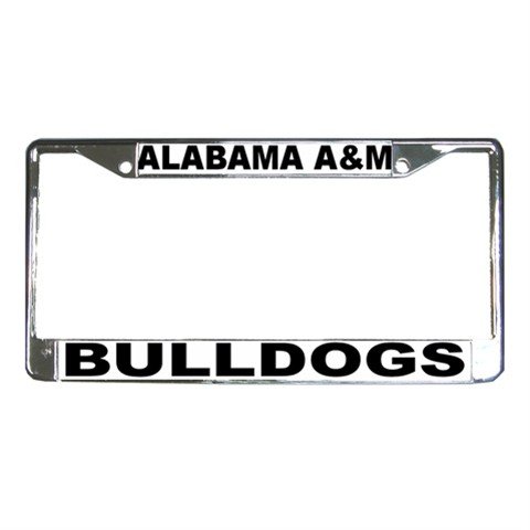 ALABAMA A&M BULLDOGS License Plate Frame Vehicle Heavy Duty Metal 12237133