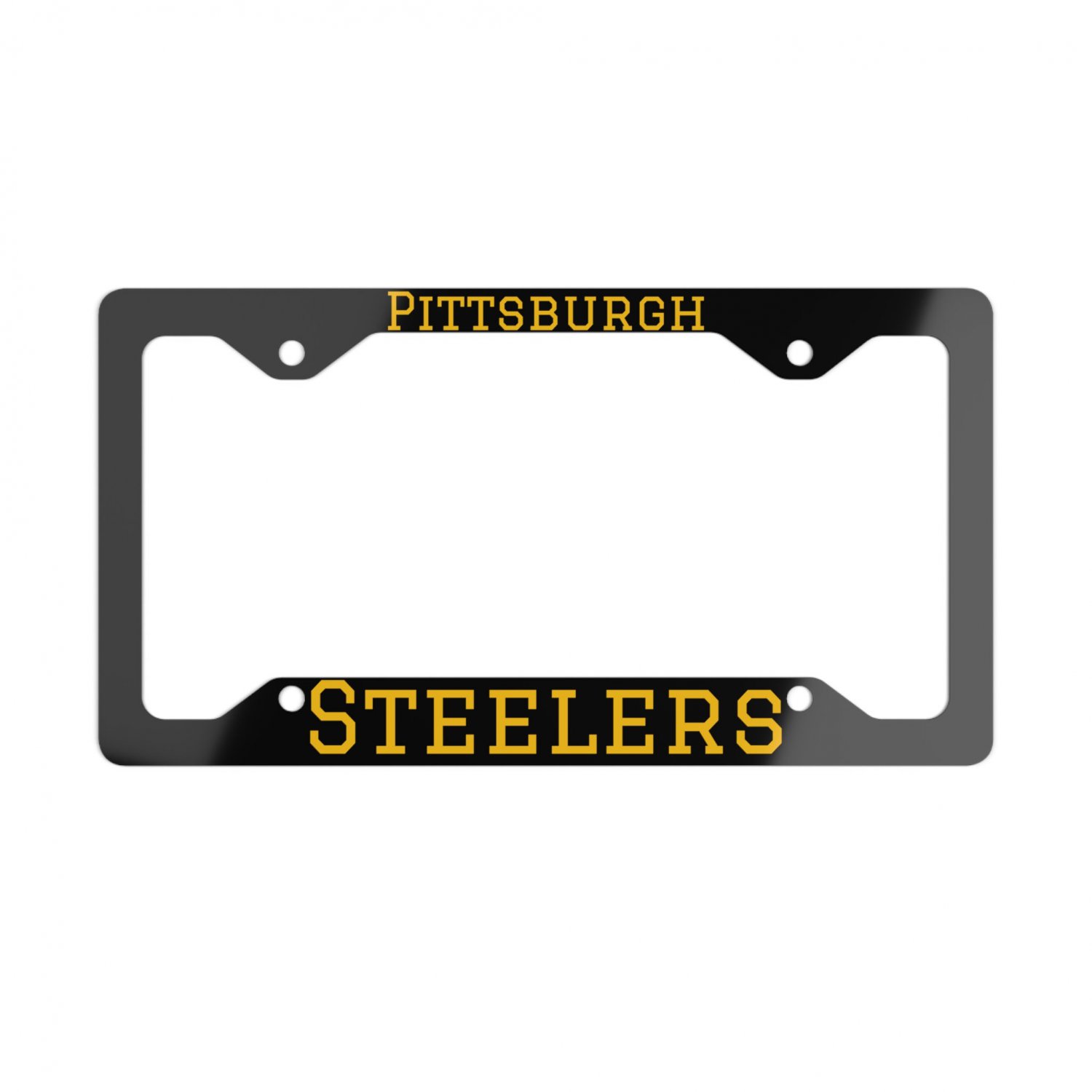 PITTSBURGH STEELERS Football Sports License Plate Frame Vehicle Heavy ...