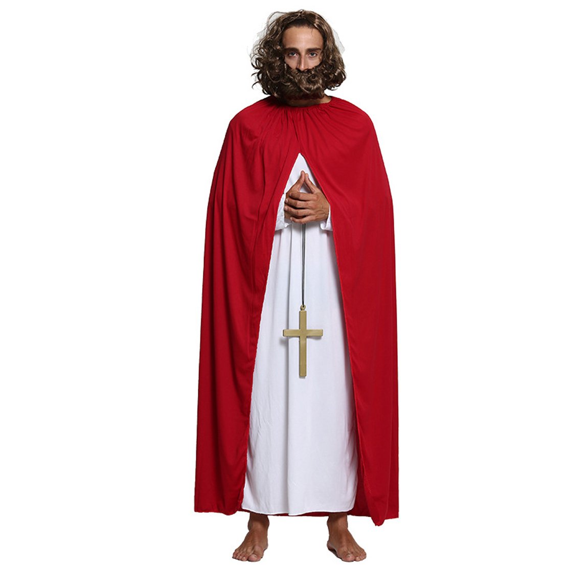 Halloween Father Jesus Robe Christ Priest Uniform Preacher Churchman ...