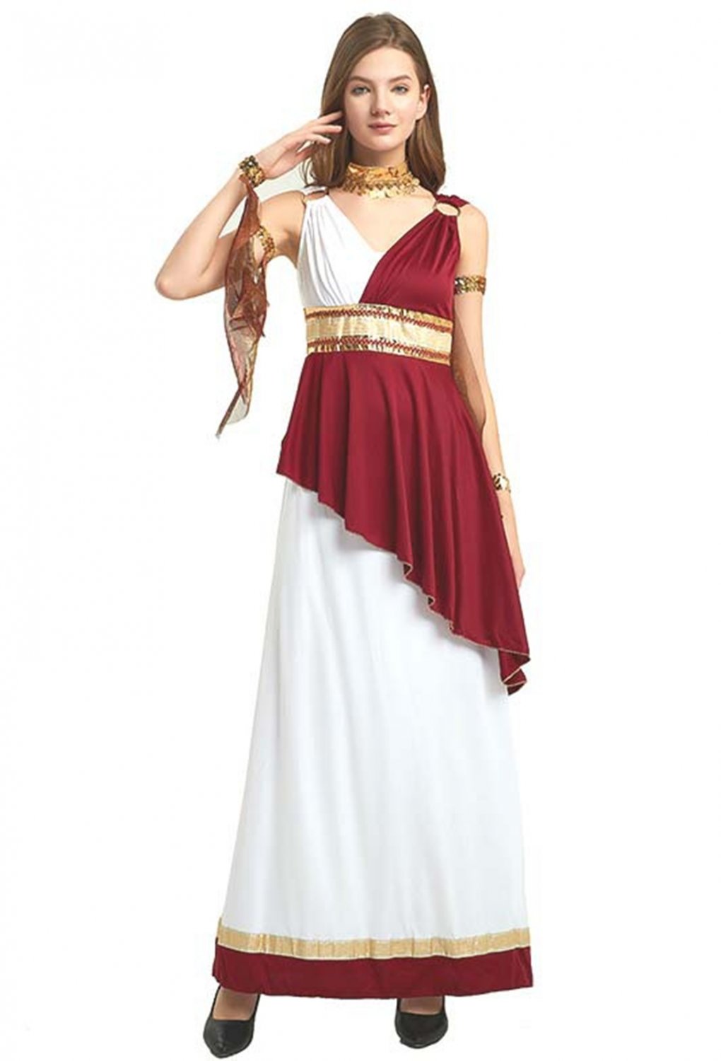 Classic Roman Queen Cosplay Costume Halloween Medieval Century Priest ...