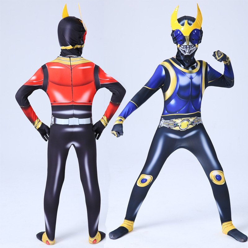 Kamen Rider Costume For Kid Halloween Super Hero Cosplay Uniform PQ19198A