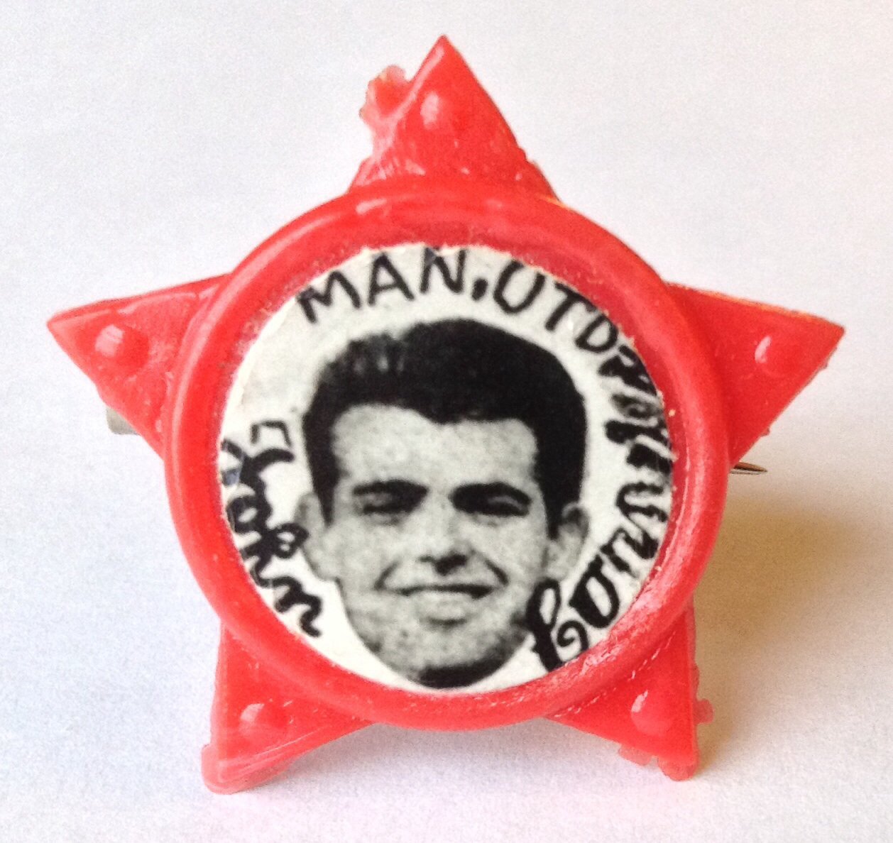 John Connelly Man Utd Vintage Star Badge