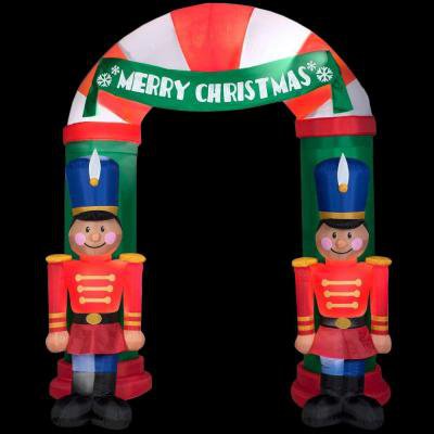 Christmas Holiday Airblown Inflatable - Nutcracker Archway (8 ft.)