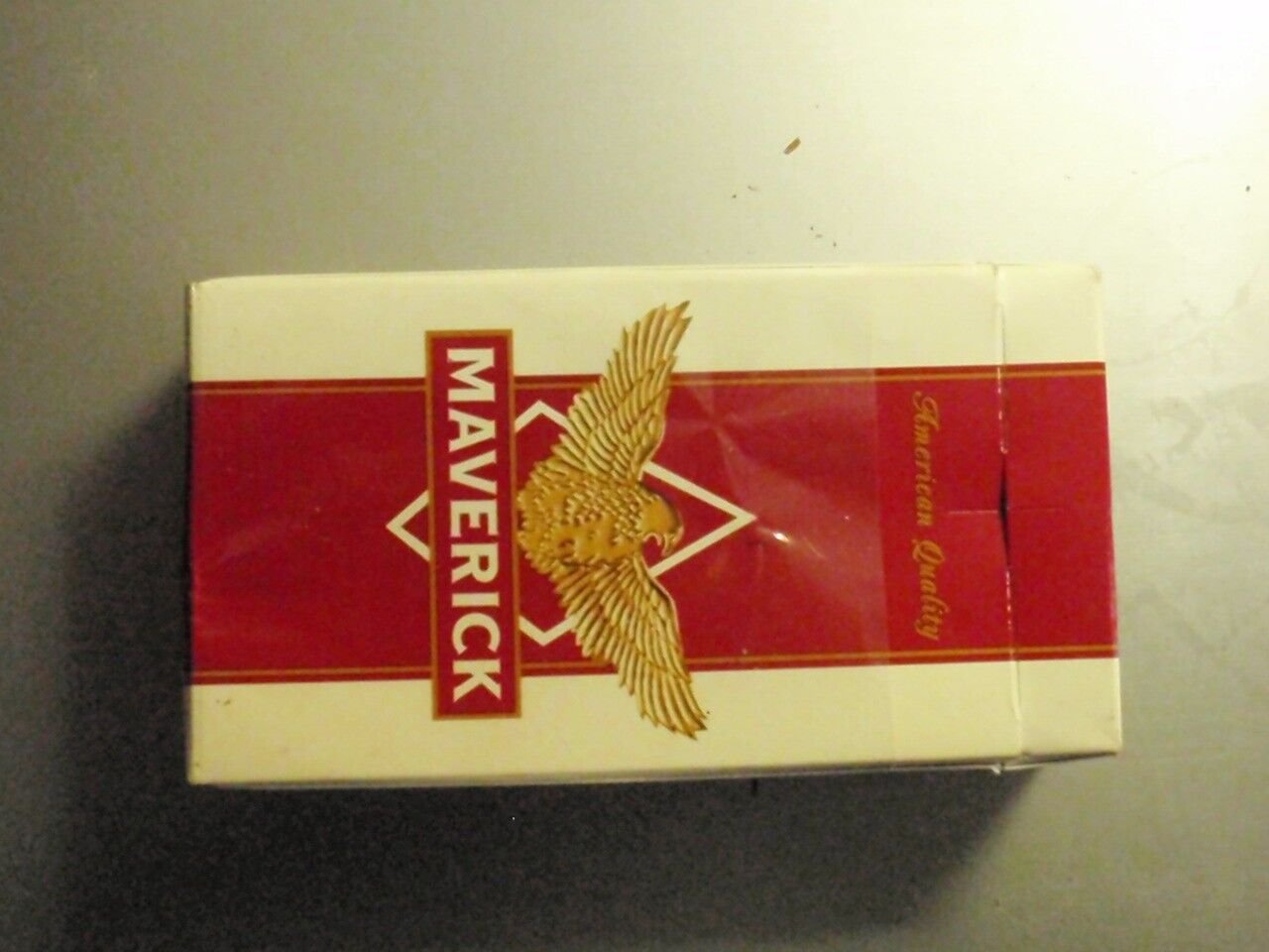 EMPTY Cigarette Box Collectible USA MAVERICK 100s EMPTY