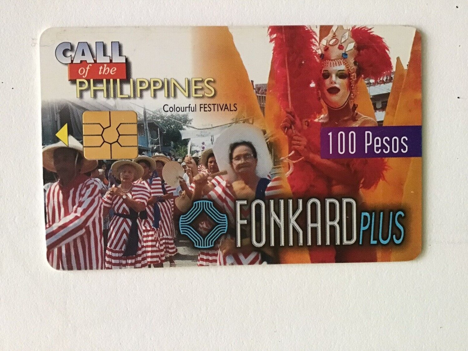 Telecard Card PHILIPPINES PLDT Tourism festivals 100 Pesos 1997 - Used ...