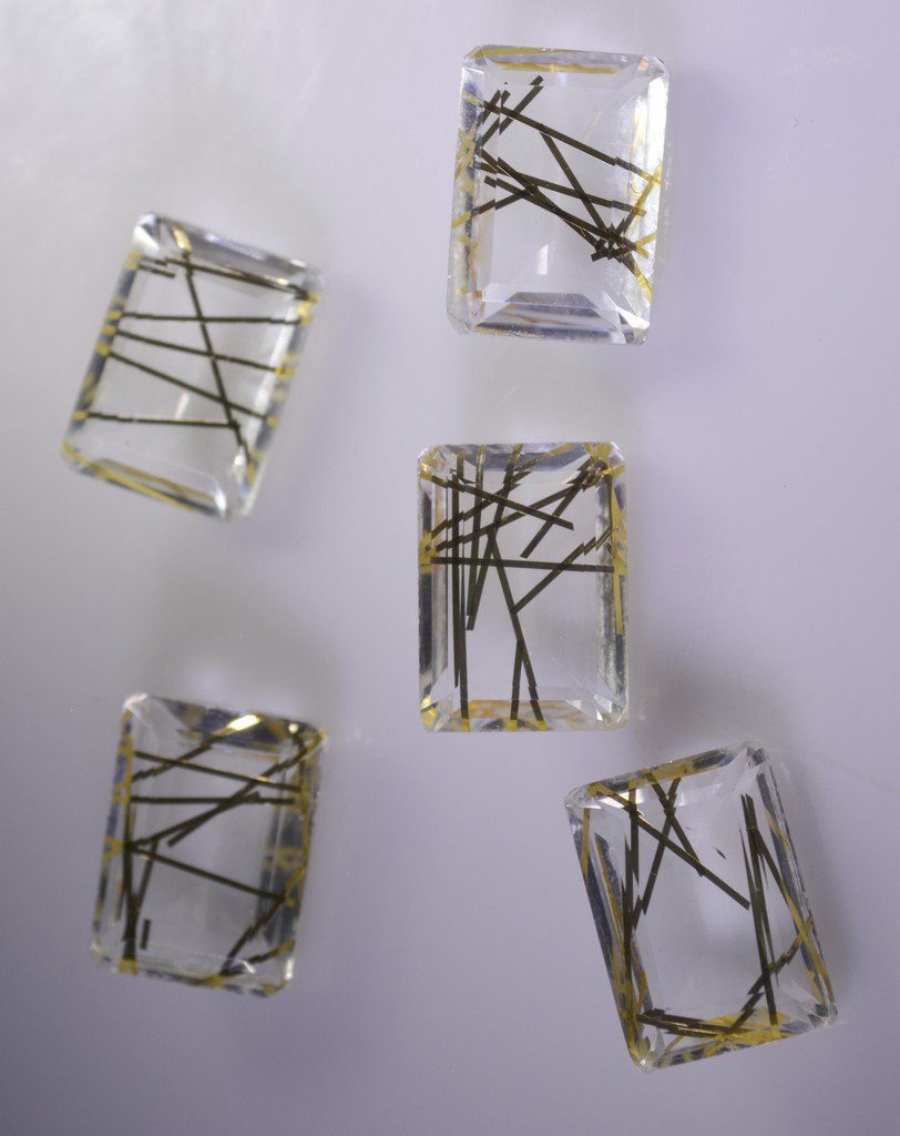 synthetic cubic zirconia Rutile Quartz cz loose Stone 1 Pieces 10 x 14 ...