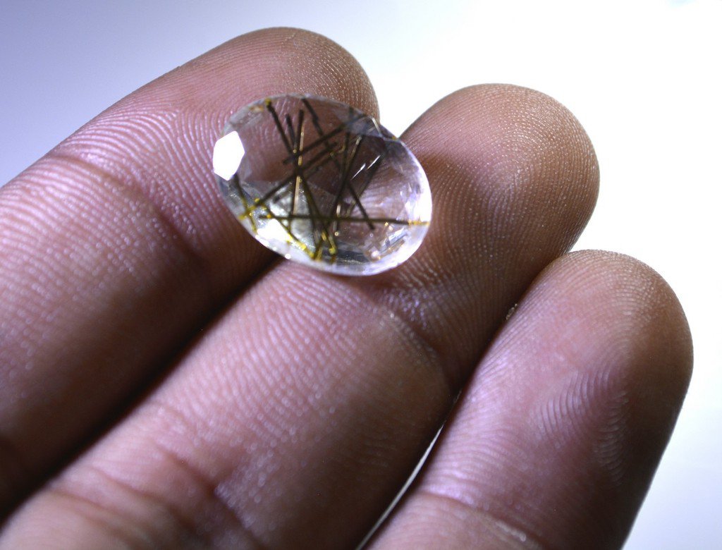 synthetic cubic zirconia Rutile Quartz cz loose Stone 1 Pieces 12 x 16 ...