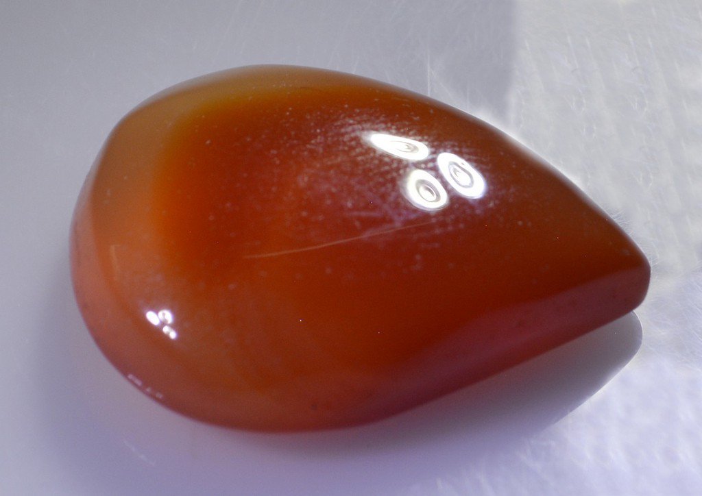 Red onyx loose Stone 1 Pieces 19 x 24 mm Pear Red cabochon Gemstone