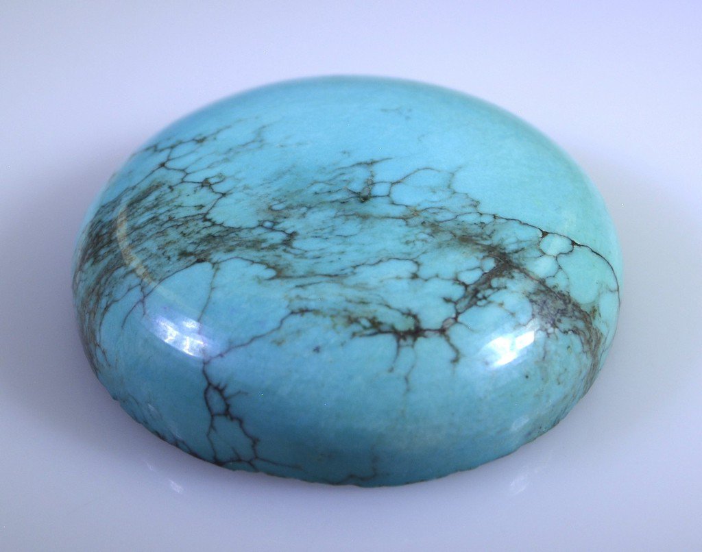 Turquoise loose Stone 1 Pieces 28 x 28 mm Round multi cabochon Gemstone
