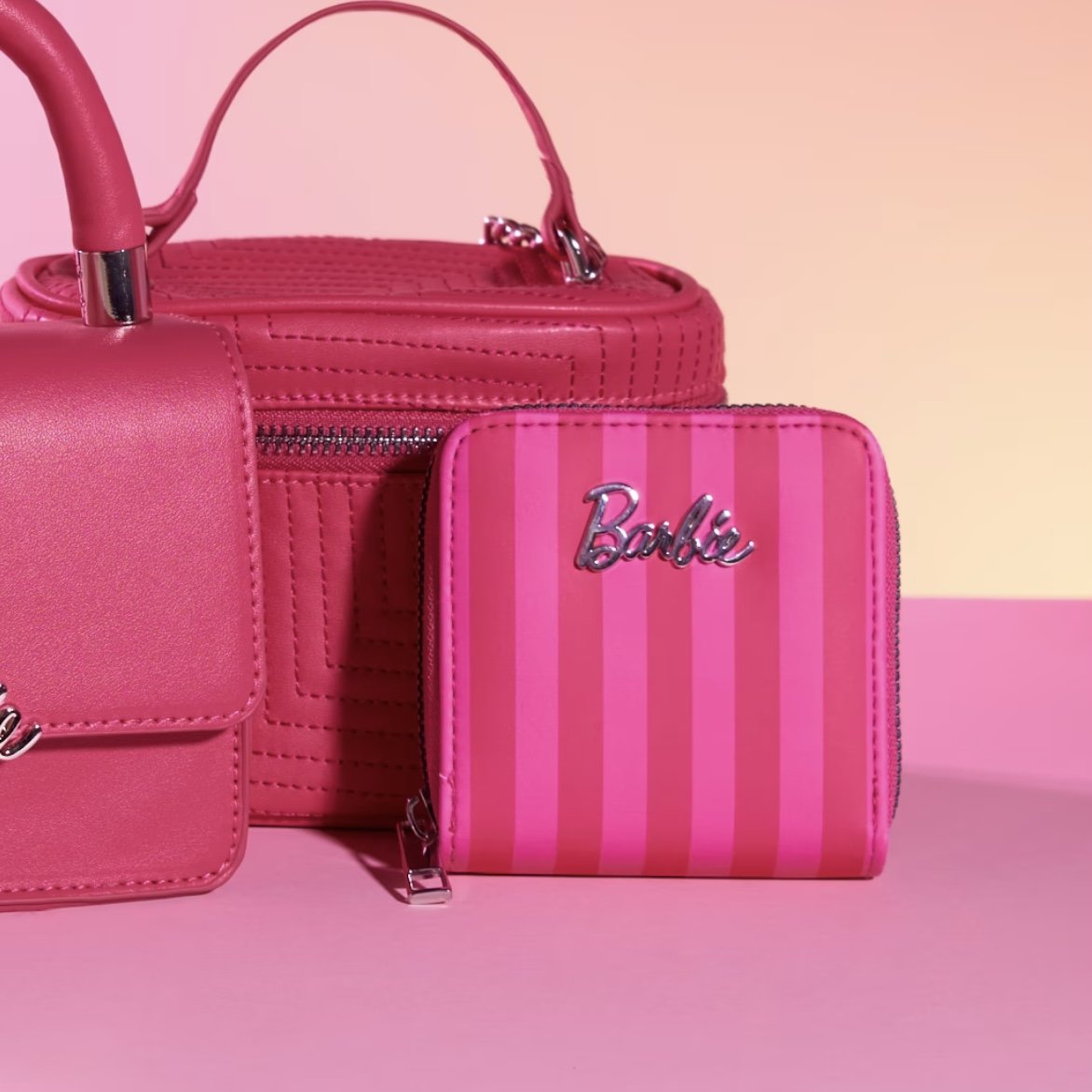 Barbie x Sinsay Striped Wallet