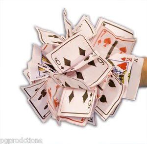 SPRING FLOWERS PLAYING CARD BOUQUET Magic Trick Set 1 Pack Appearing ...