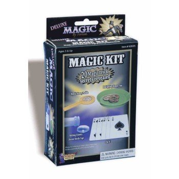 BEGINNER MAGIC KIT Set #3 Magician 20 Tricks Kid Cards Box Paddle Coin ...