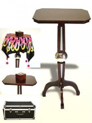 FLOATING MAGIC TABLE Illusion Stage Trick Magician Wood Gravity Box ...