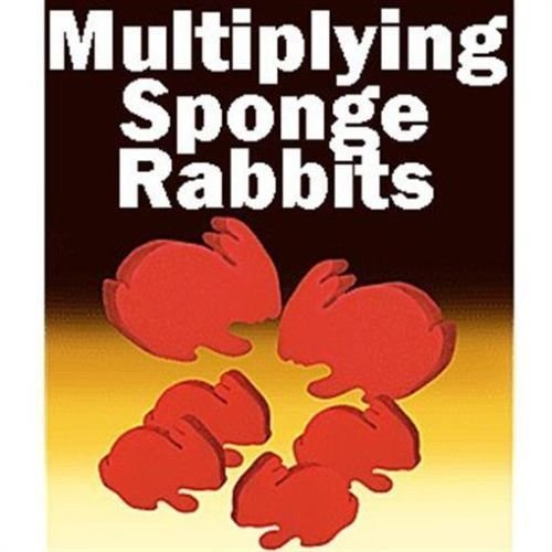 EMPIRE MULTIPLYING SPONGE RABBITS KIT Red Foam Pocket Beginner Magic ...