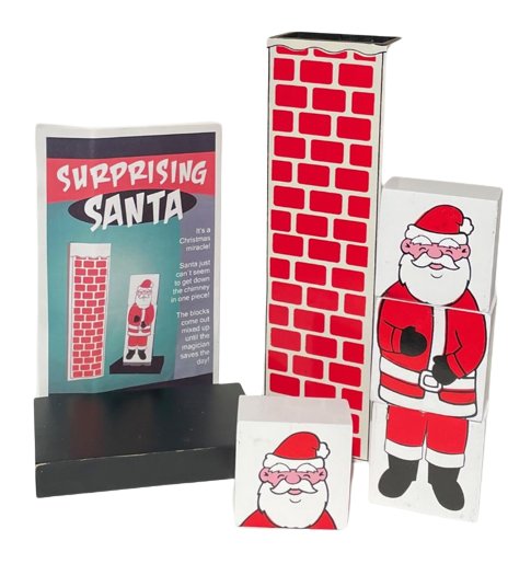 Deluxe SURPRISING SANTA Stage Kid Show Christmas Magic Trick Wood ...