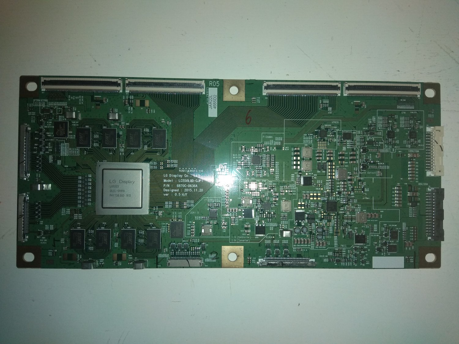 LG T-Con Board 6870C-0636A for OLED TV LG 55B6